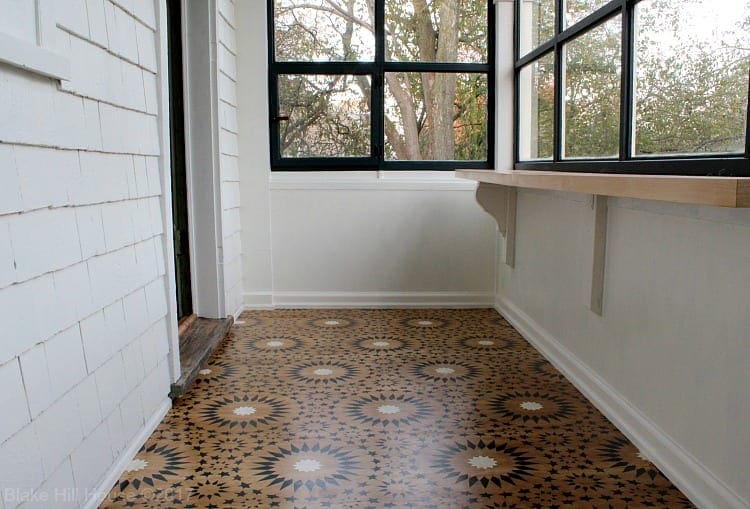 DIY Basics: Stenciled Floor Tutorial – Blake Hill House