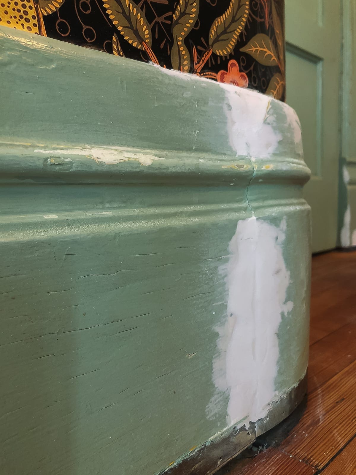 The Front Entry: Painted Woodwork – Blake Hill House
