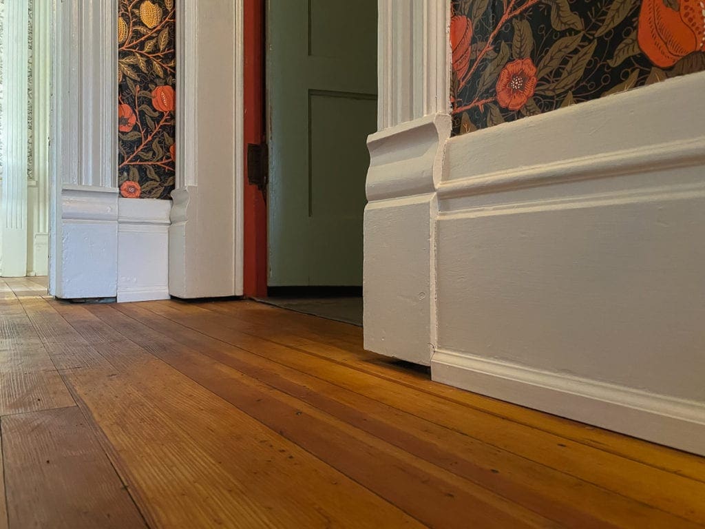 The Front Entry: Shoe Molding – Blake Hill House