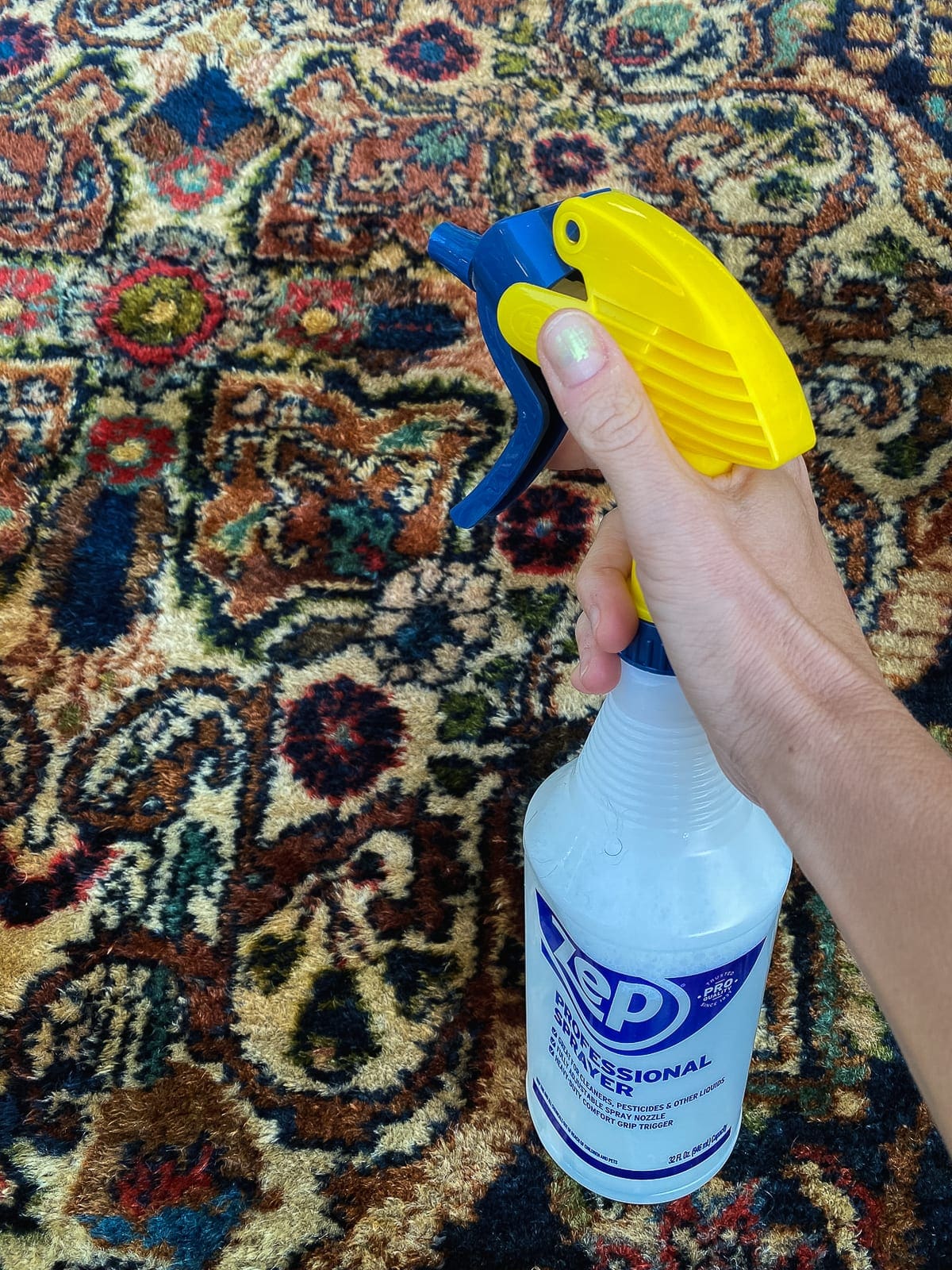 Cleaning a Vintage Rug: ORC Week Two – Blake Hill House